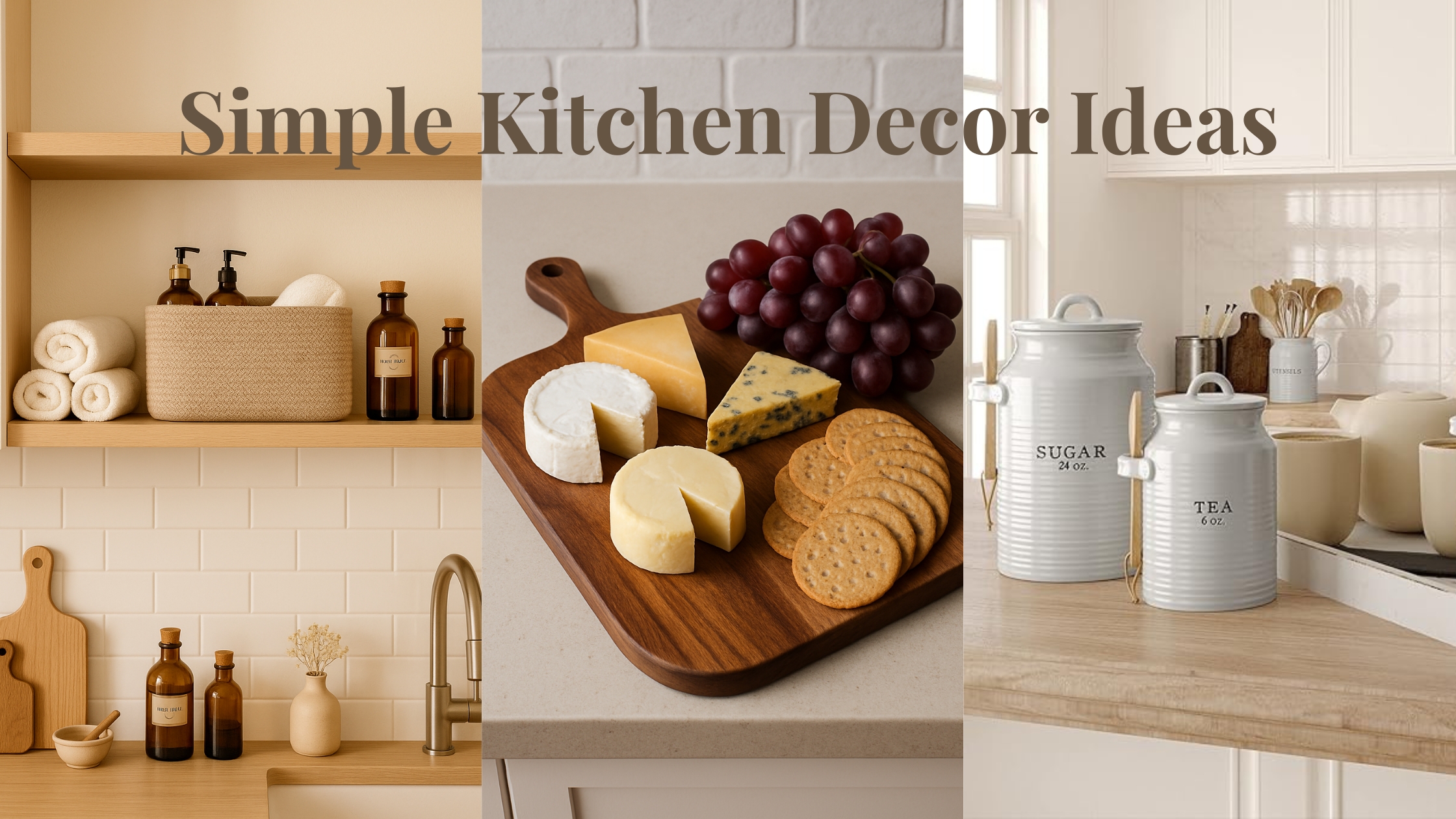 Simple Kitchen Decor Ideas That Don’t Sacrifice Function - Simplify ...
